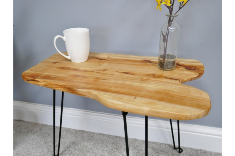 Irregular Folding Hairpin Side Table - Copperwood Home