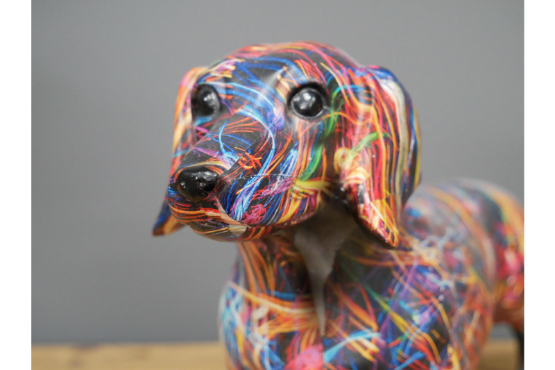 Colourful Sausage Dog Dachshund Ornament - Copperwood Home