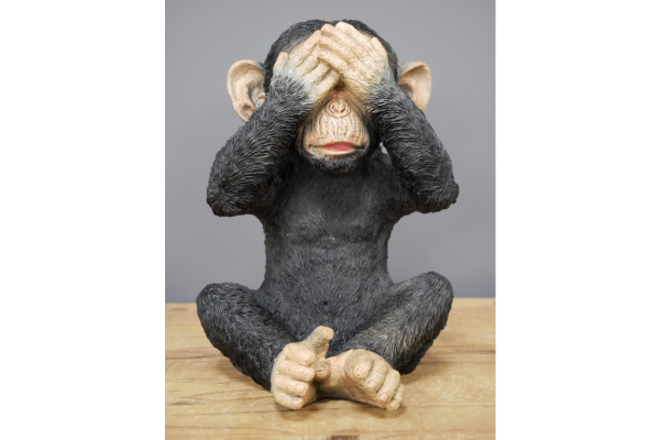 Set of 3 Decorative Monkeys - Copperwood Home